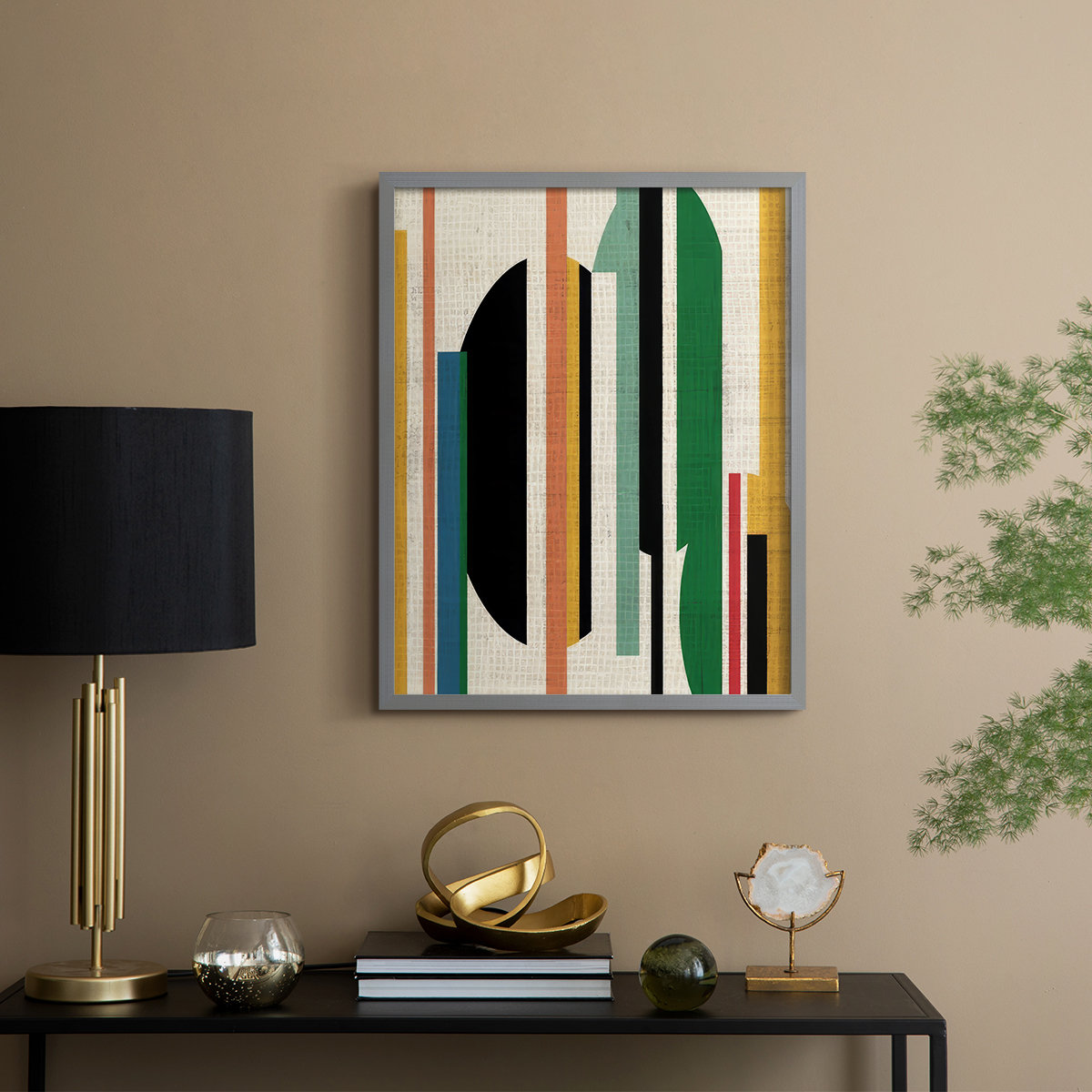 Ivy Bronx Spontaneous Order I Framed Print - Solid Wood | Wayfair