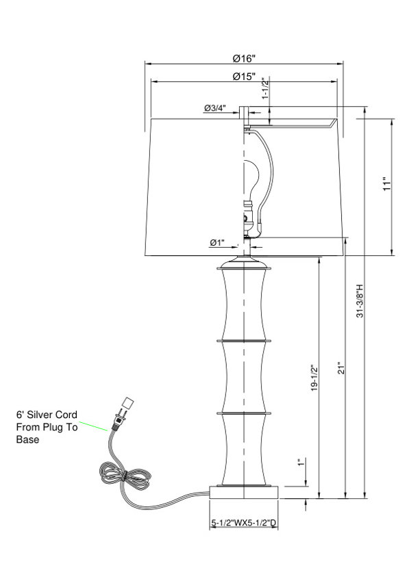 Port 68 Rivoli Table Lamp | Wayfair
