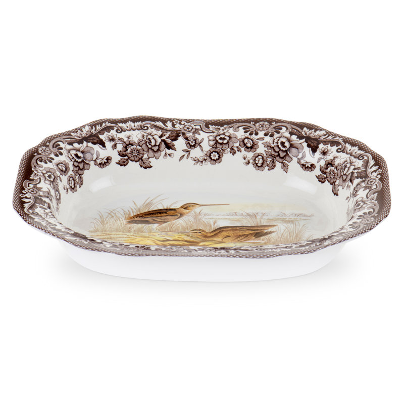 Spode Woodland Lrg Open Veg Dish 11.5" Snipe & Reviews | Wayfair