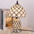 Fleur De Lis Living Small Tiffany Lamp Yellow Stained Glass Table Lamp ...