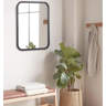 Latitude Run® 36x24 Inch Home Black Bathroom Wall Mirror Metal Frame ...