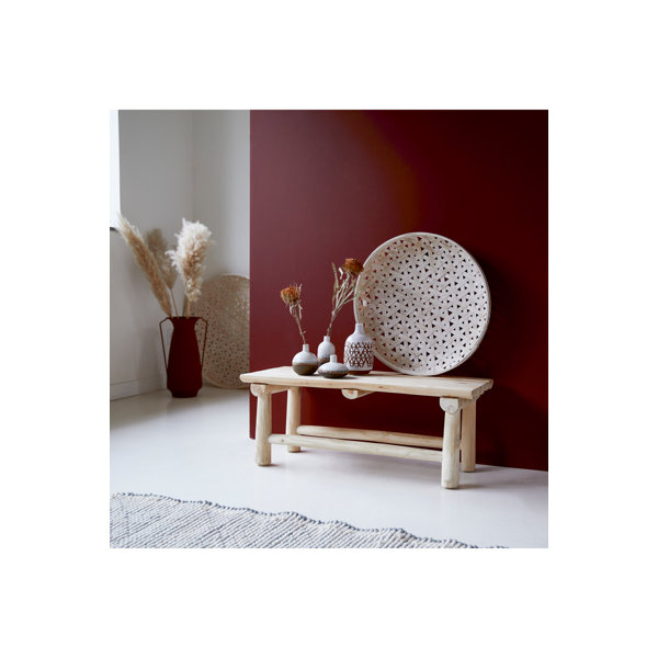 Tikamoon Kilim Solid Wood Bench - Wayfair Canada