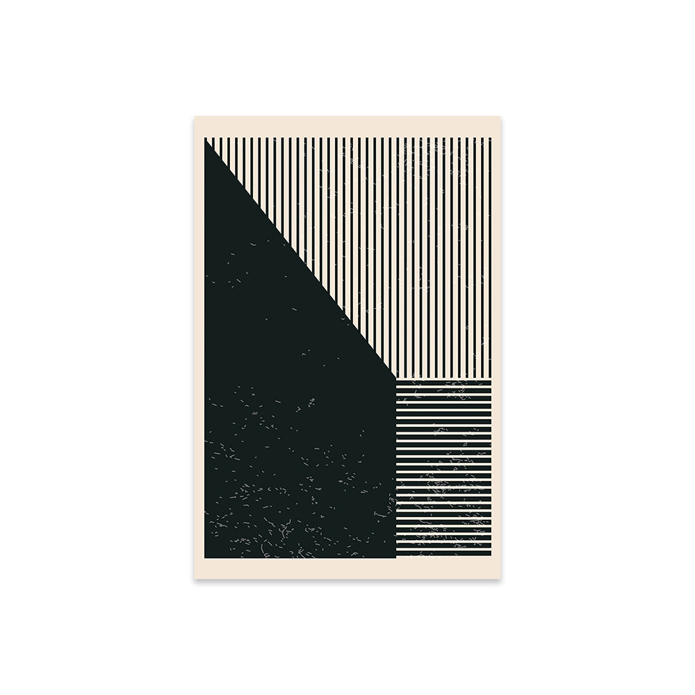 Ivy Bronx Black and White Geometric Shapes III by Jay Stanley ...