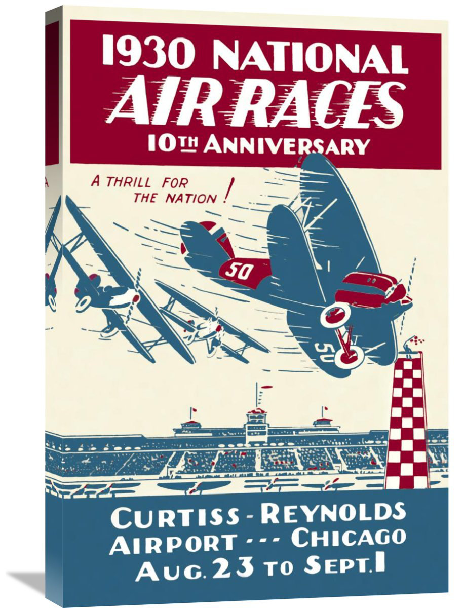 Global Gallery 'National Air Races 1930' Vintage Advertisement on ...