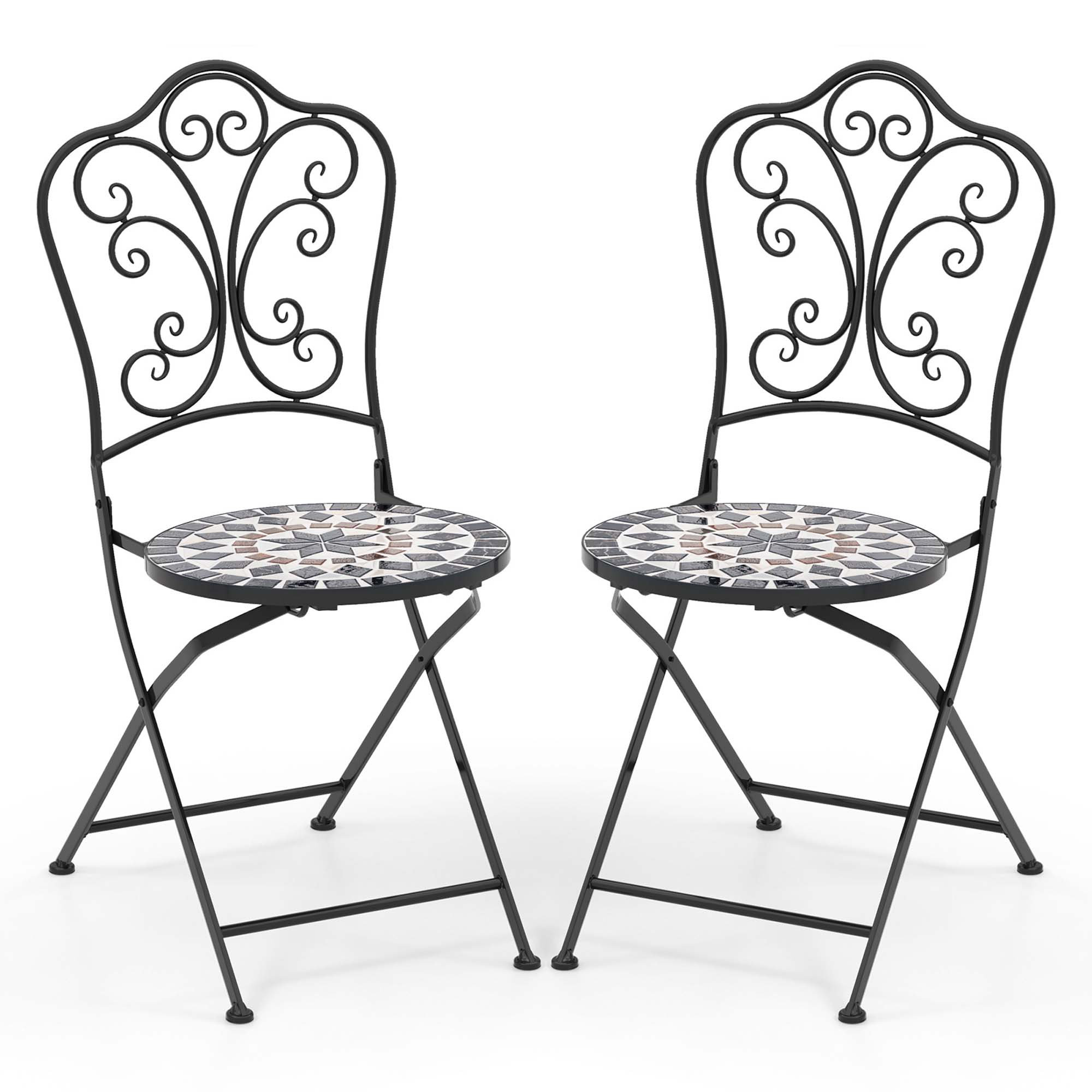 Winston Porter Savu Metal Outdoor 18'' Stool | Wayfair