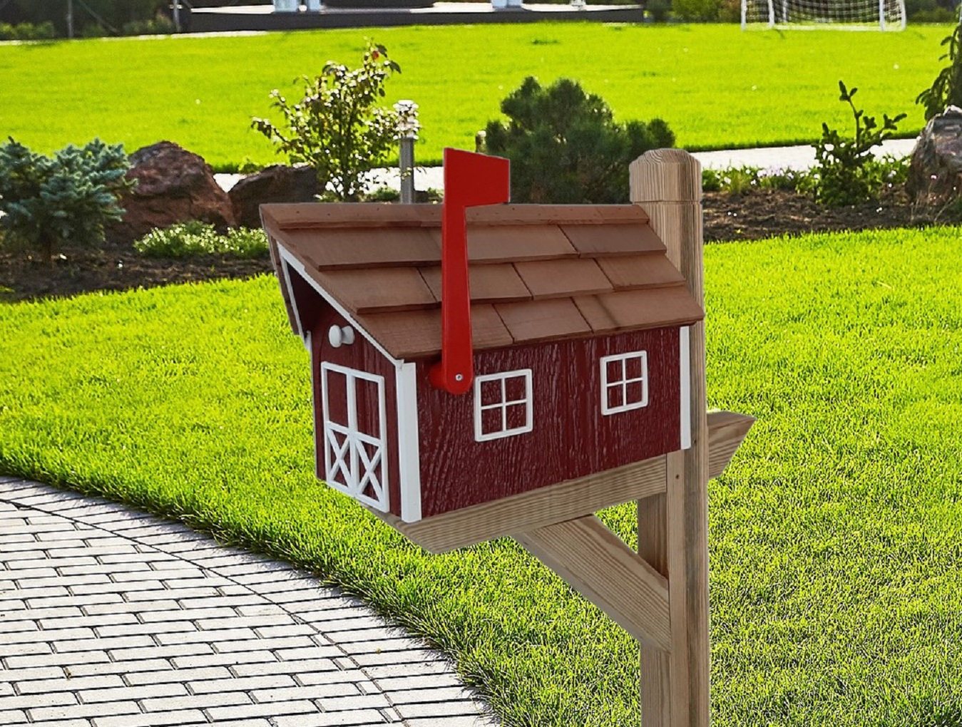 Amish Mailbox, Handmade, Barn Style Mailbox & Reviews | Wayfair