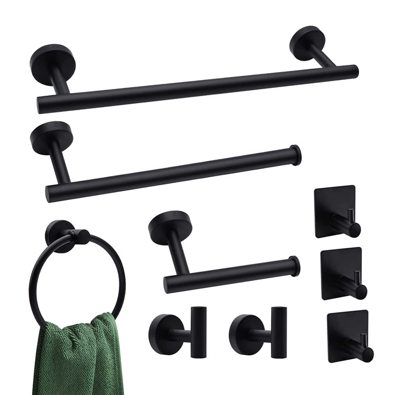 SOUEEUM 9 - Piece Bathroom Hardware Set | Wayfair