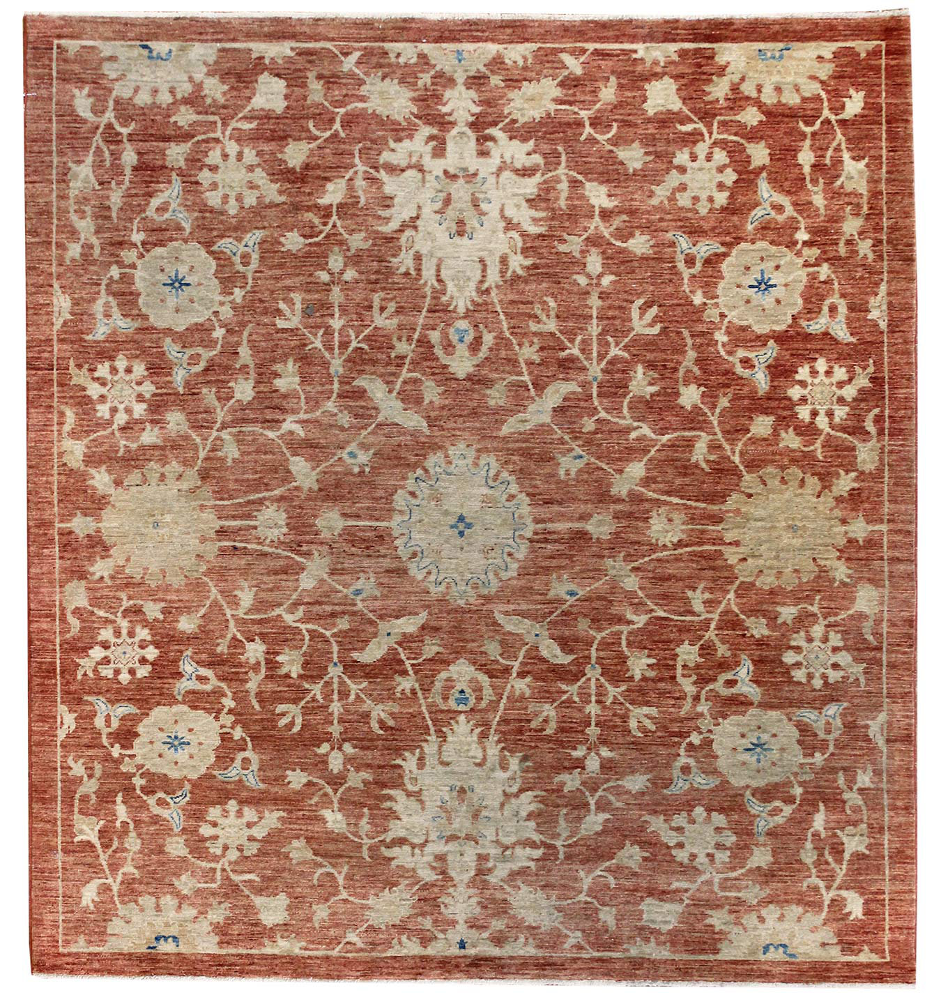 Landry & Arcari Rugs and Carpeting Agra One-of-a-Kind Handwoven Red ...