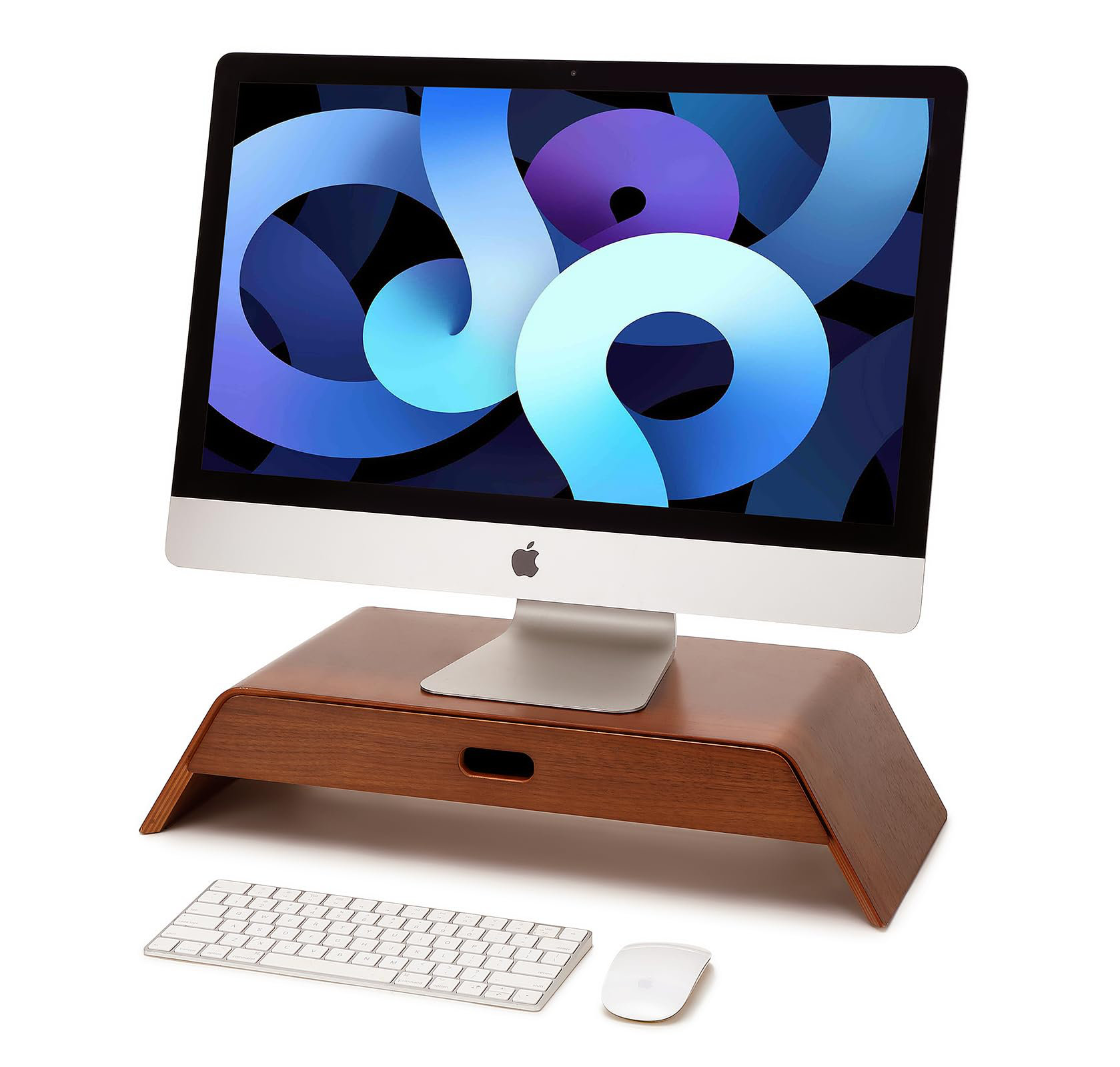 Corrigan Studio® Computer Stand Wood with Upgraded Drawer with Buffer ...