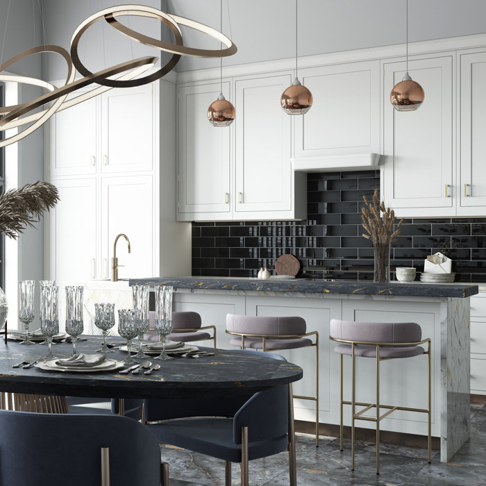 Giorbello 3" x 9" Glass Subway Tile | Wayfair