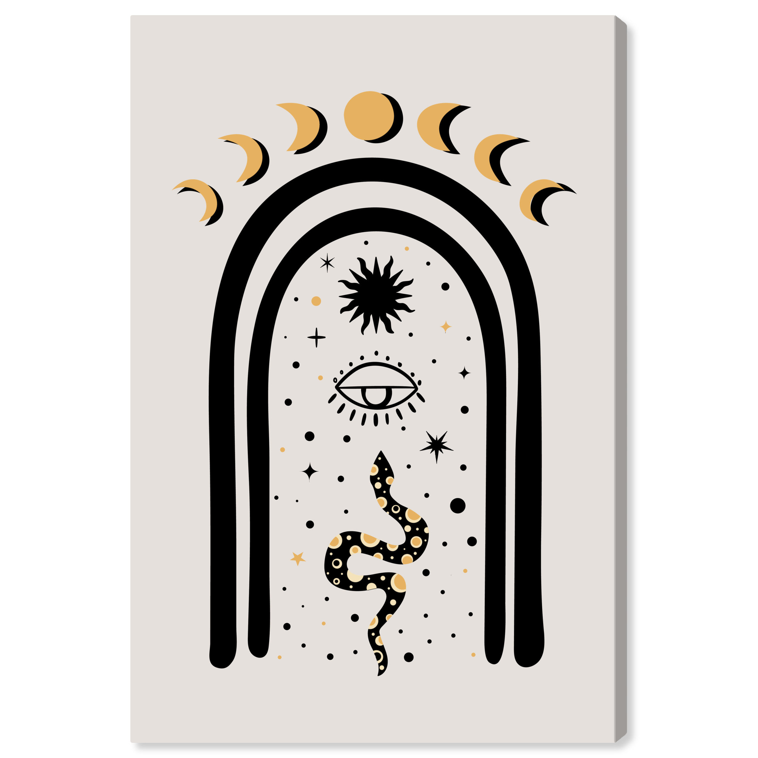 Oliver Gal Prints Symbols and Objects Portal Mystic Symbols - Floater ...