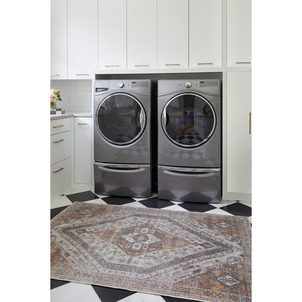 Joss & Main Vincenta Oriental Brown/Ivory/Gray Area Rug & Reviews ...