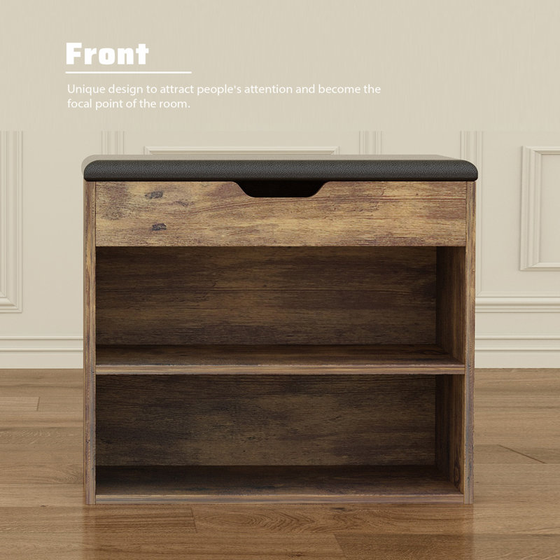 Union Rustic Marzia 6 Pair Shoe Storage Bench & Reviews - Wayfair Canada