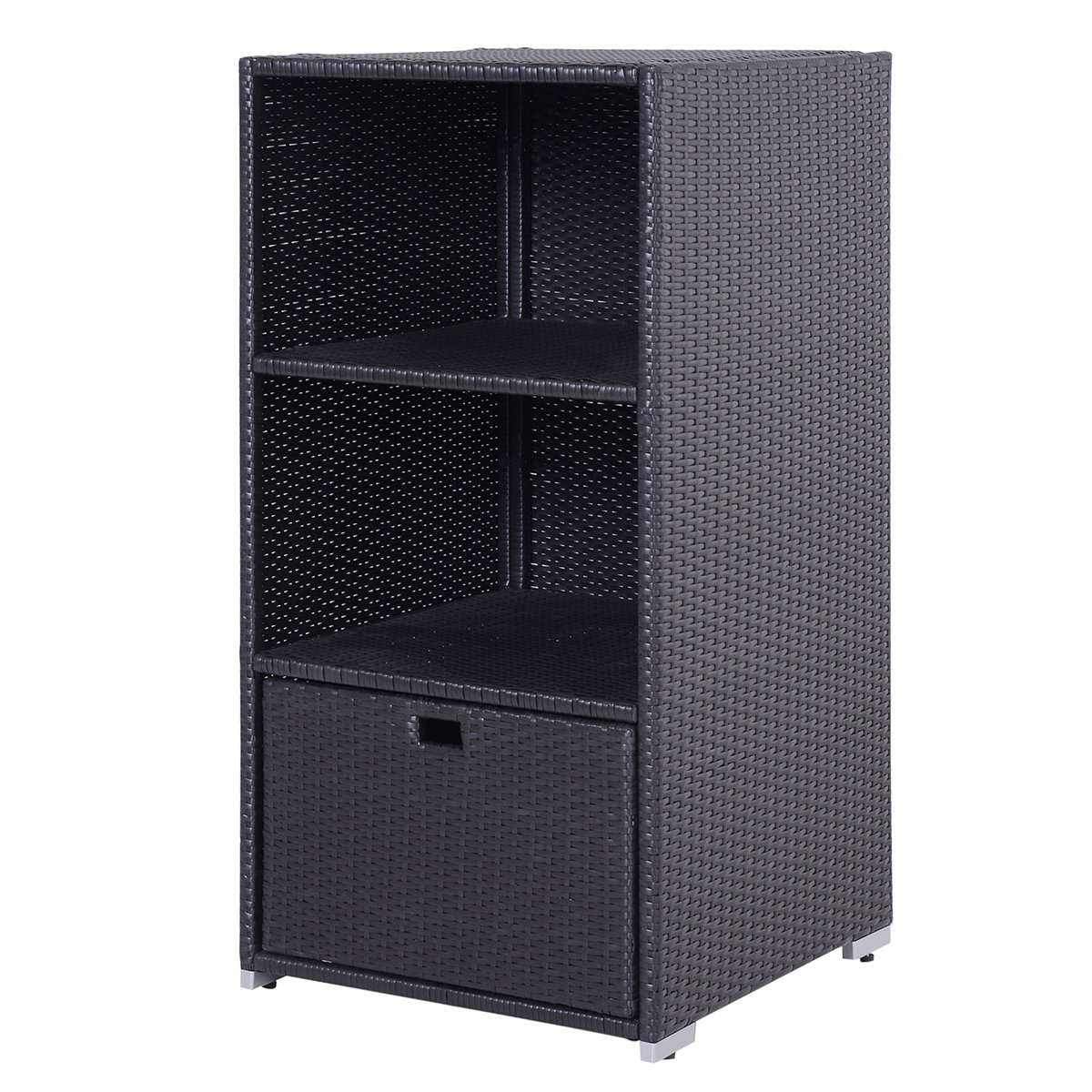 Dakota Fields Valet Pool Towel Rack, Waterproof PE Plastic Rattan ...