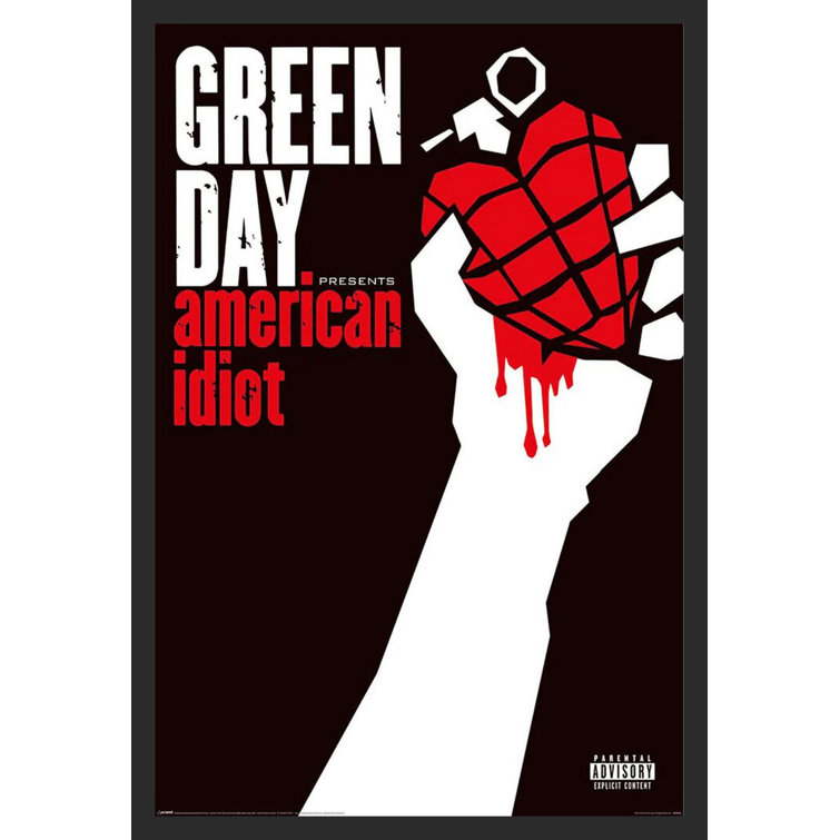 Buy Art For Less " Green Day - American Idiot - Album Cover " | Wayfair