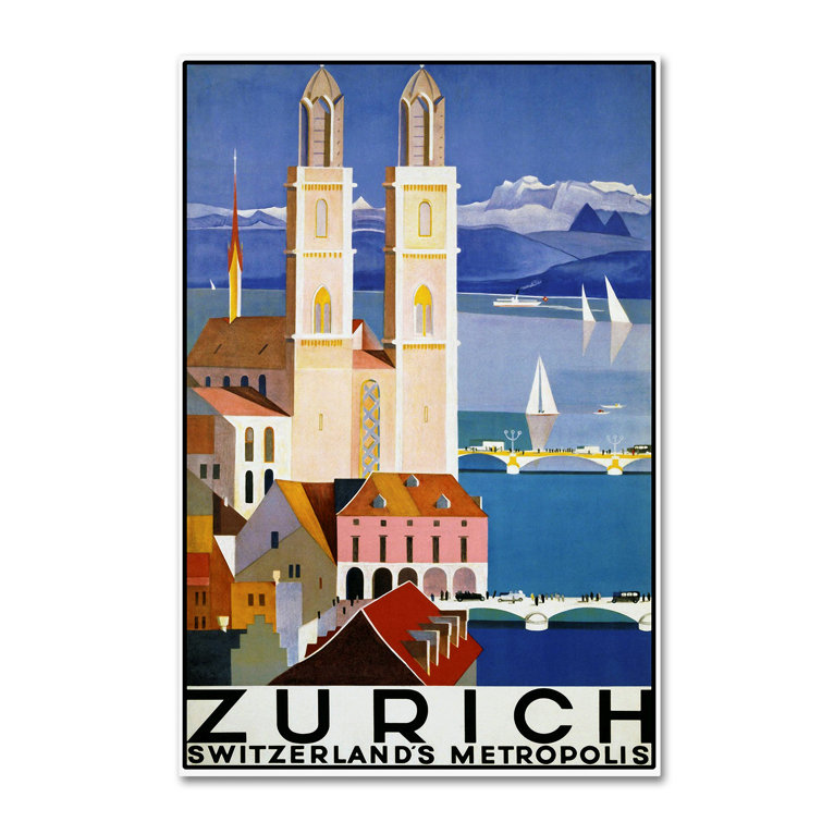 Trademark Art Travel 253 On Canvas by Vintage Lavoie Print | Wayfair
