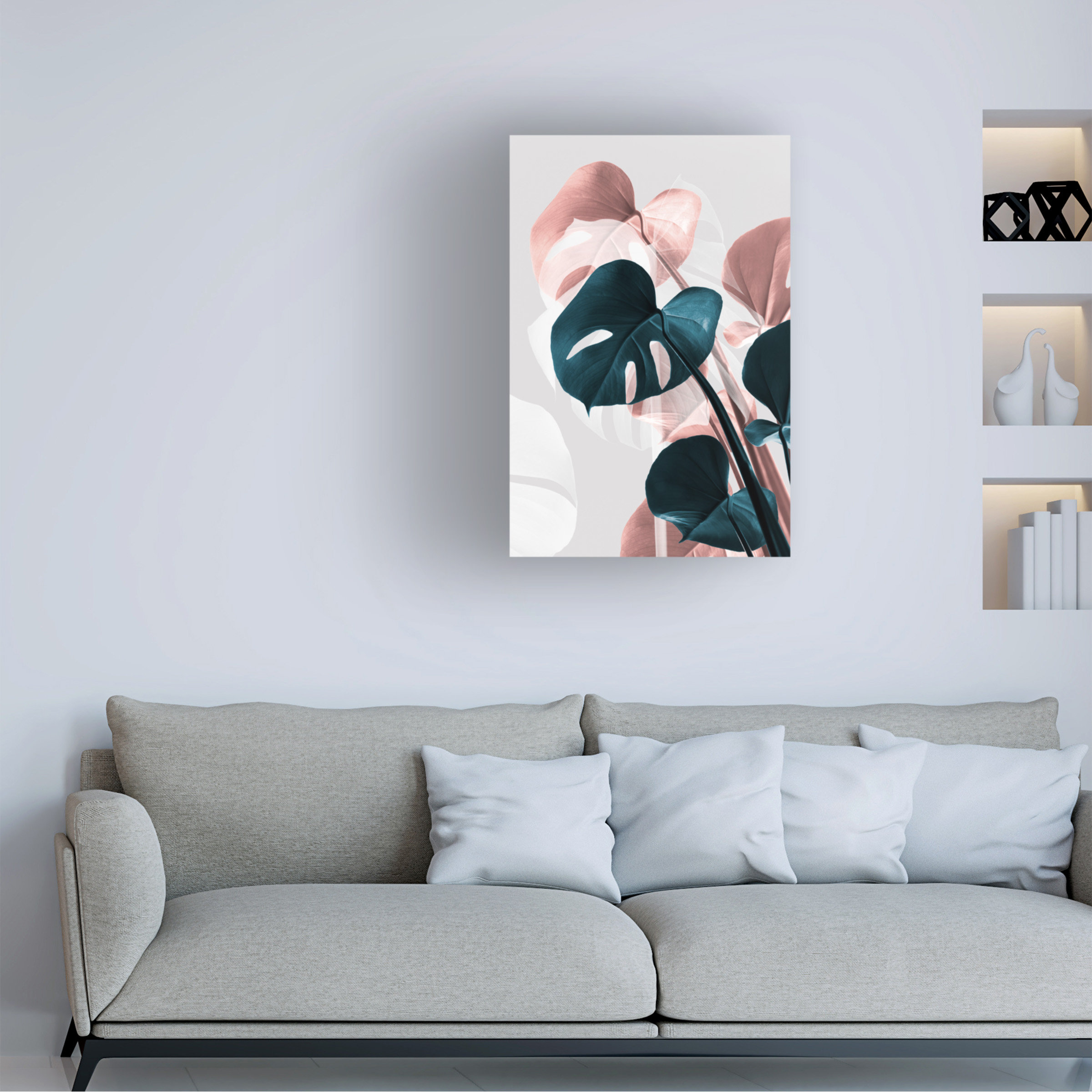 Trademark Fine Art Pictufy Studio Monstera Creative 17 Canvas Art | Wayfair