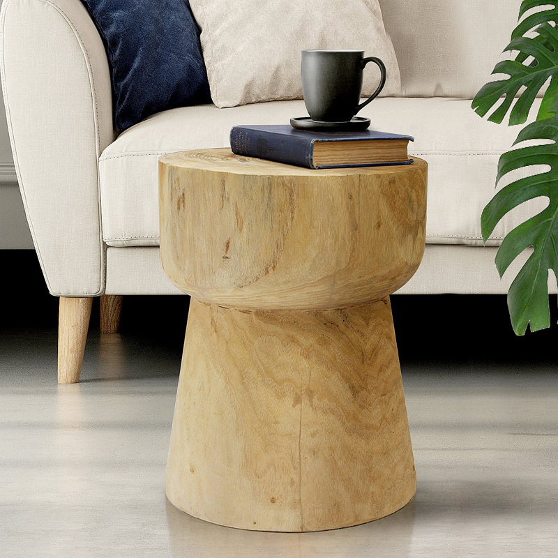 Loon Peak® Verve Natural Wood Stand | Wayfair