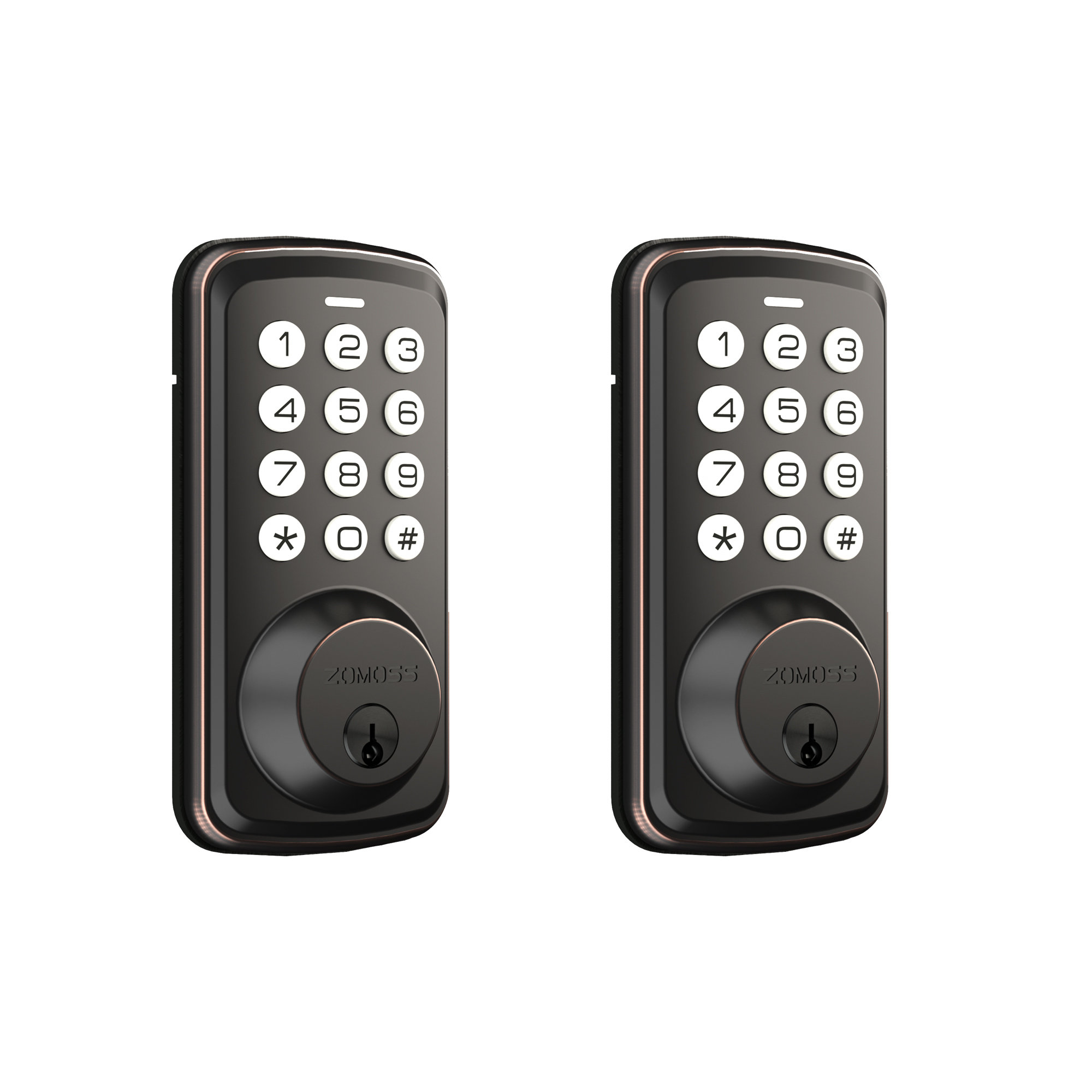 Hansen Keyless Entry Lock For Front Door, Electronic Keypad Deadbolt ...