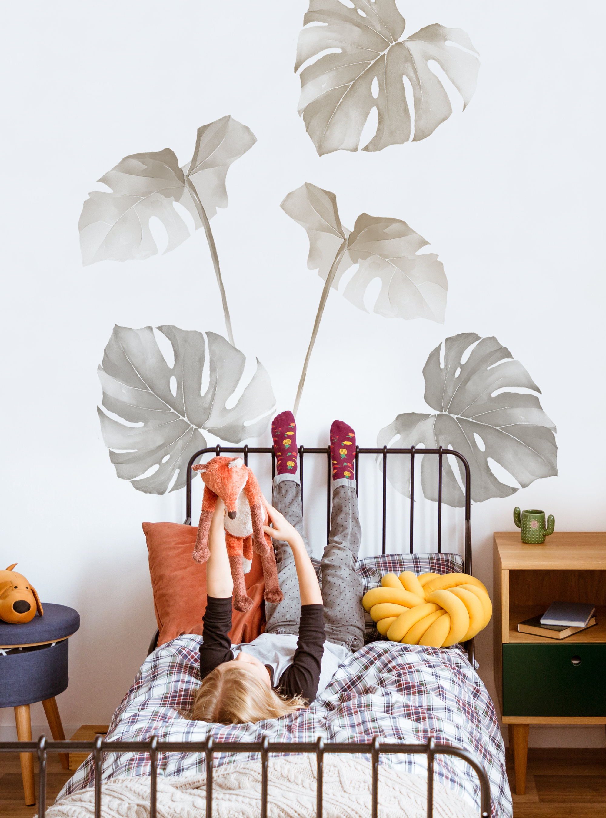 Bayou Breeze Monstera Tropical Jungle Leaves Wall Decal | Wayfair