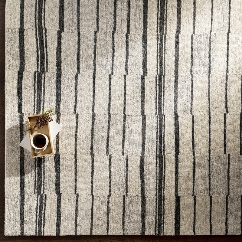 AllModern Rune Hand Tufted Wool Striped Rug & Reviews - Wayfair Canada