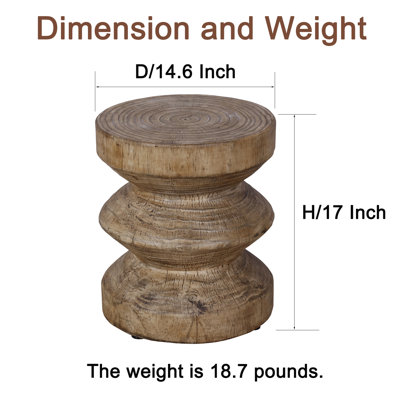 Millwood Pines Arlevia Block End Table | Wayfair