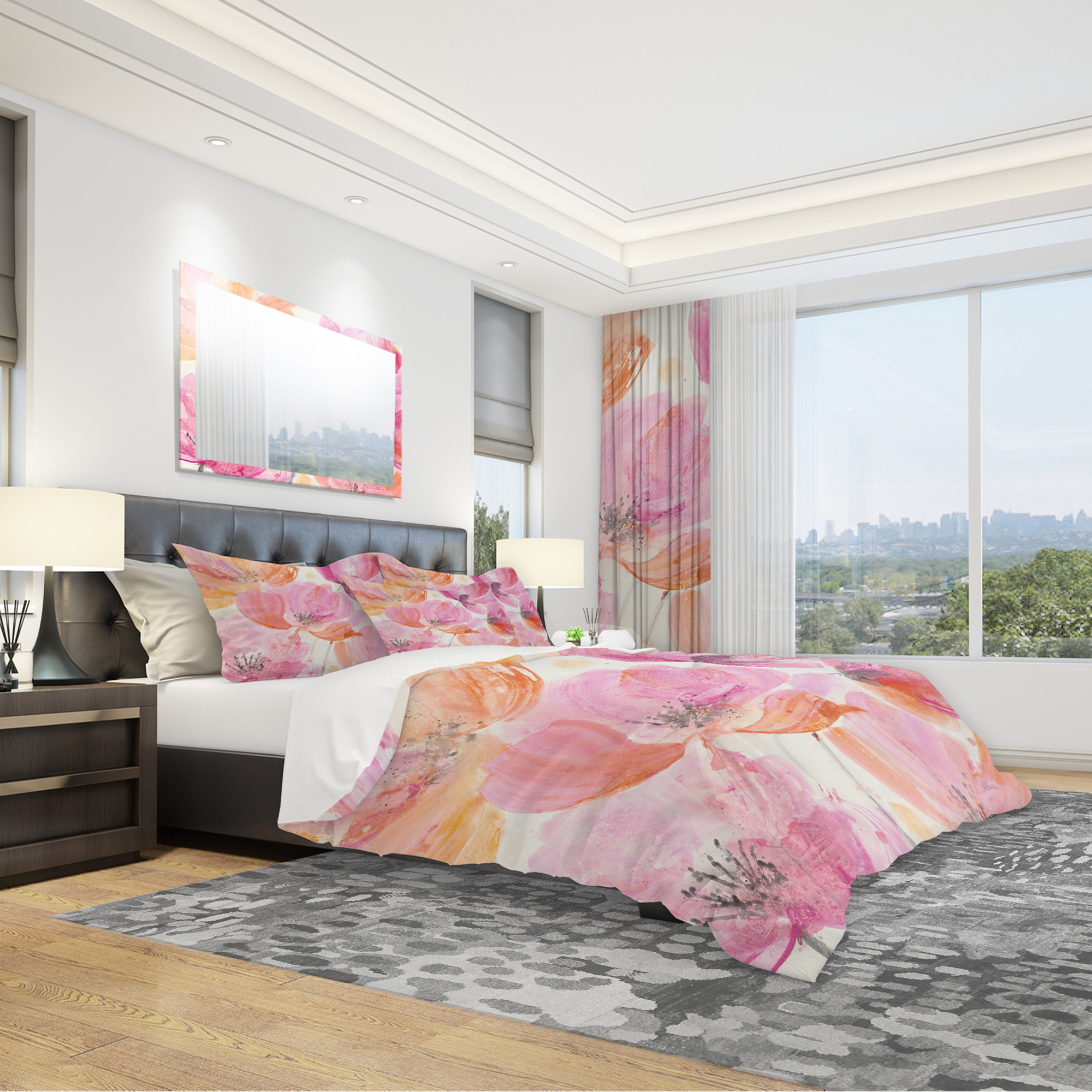 Design Art Shabby Flower III - Shabby Elegance Duvet Cover Set ...