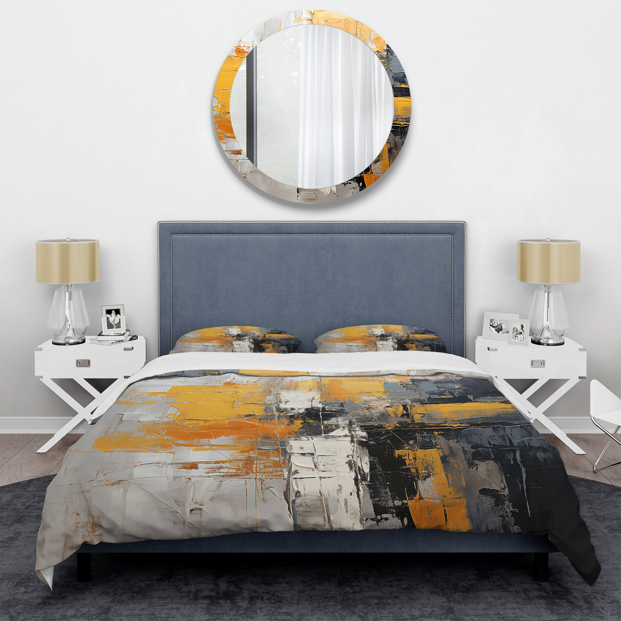 Design Art Abstract Yellow And Black Collage I - Abstract Collages ...