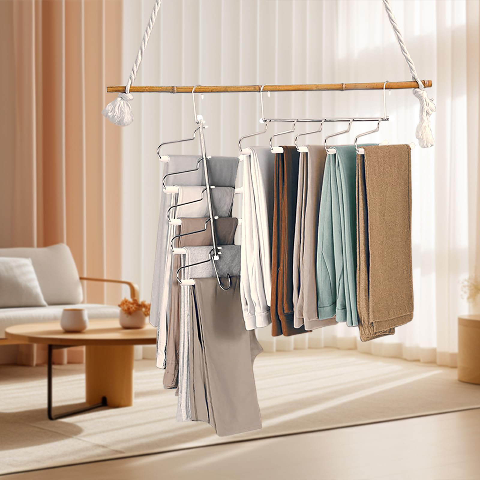 EDGAR'S FURNITURE MANUFACTURING INC Jeans Hangers, Multifunctional ...
