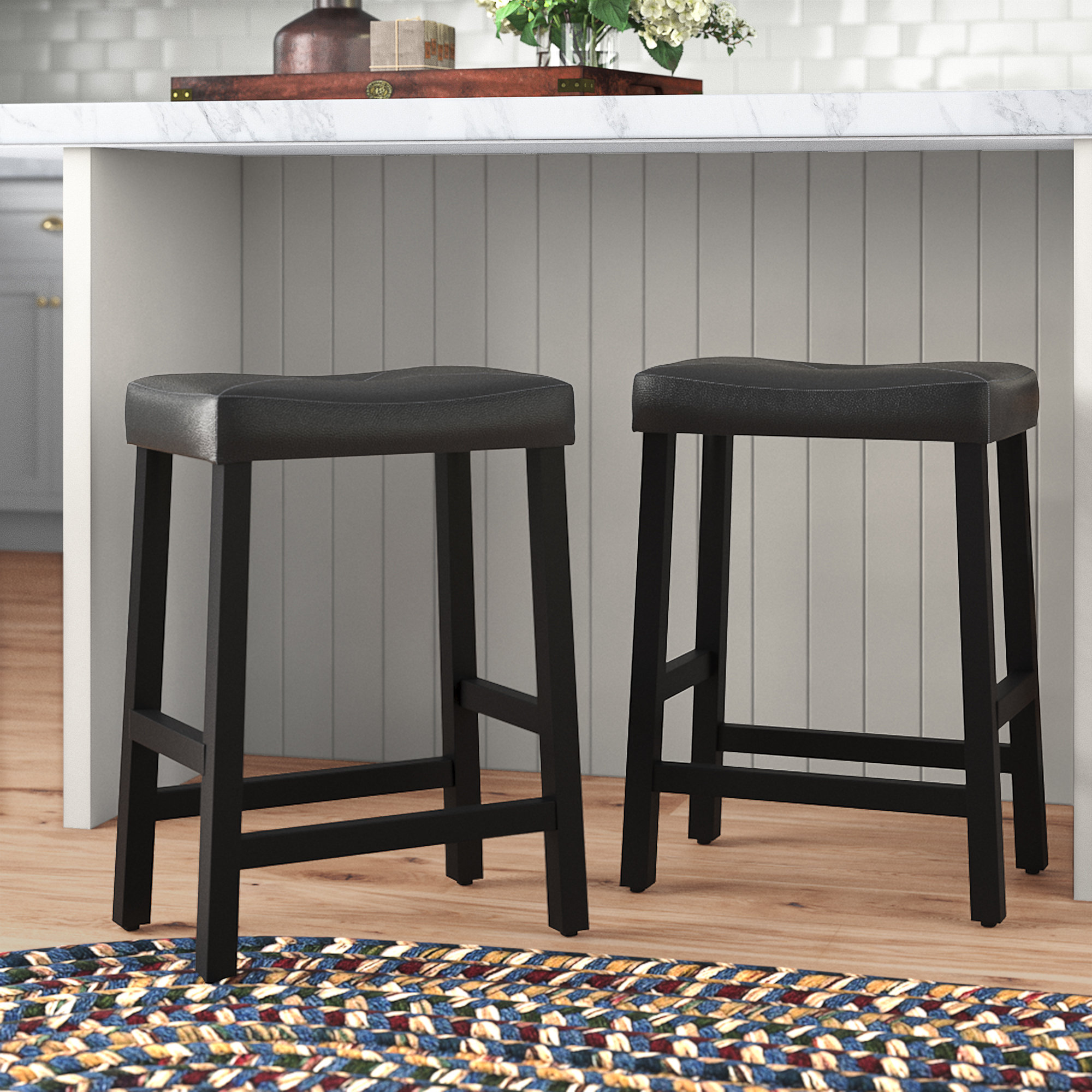 August Grove® Braylie Bar & Counter Stool & Reviews | Wayfair