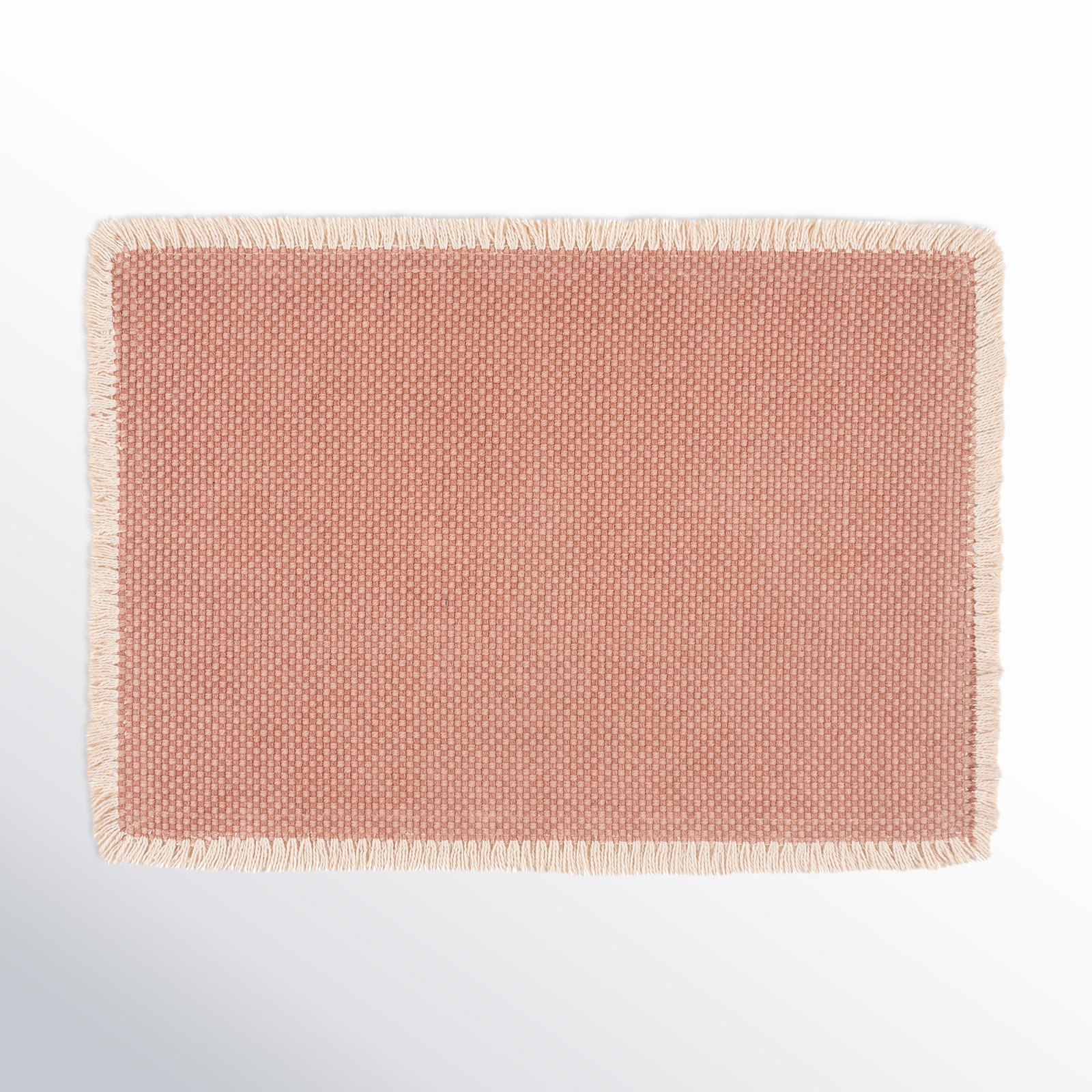 Birch Lane™ Verona 100% Cotton Woven Set Of 4 Placemats With Fringe ...