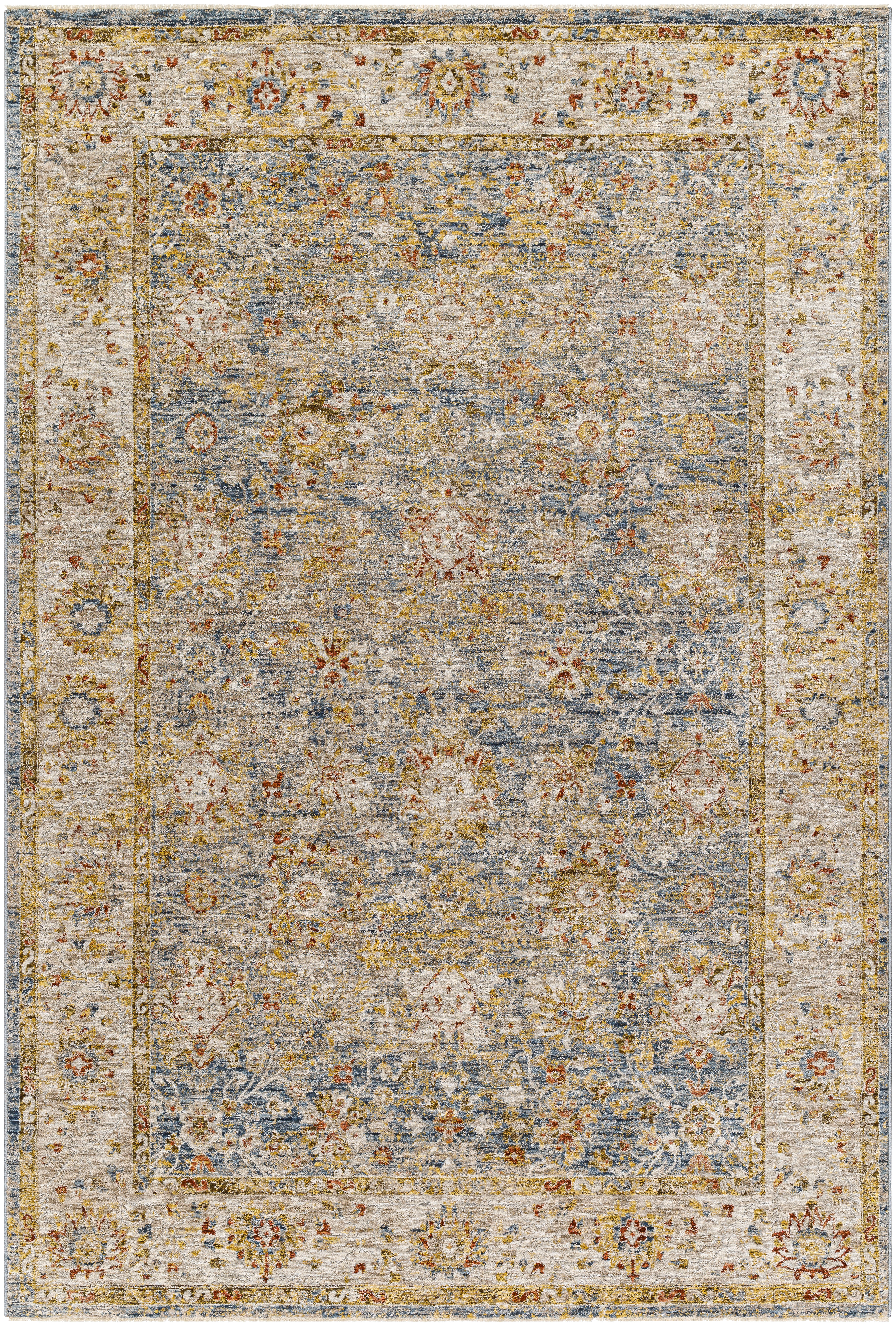 Bungalow Rose Oriental Machine Woven Polyester Area Rug in Brown ...