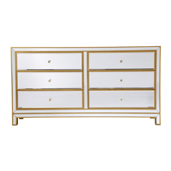 Willa Arlo Interiors Fairgrove 6 - Drawer Dresser & Reviews | Wayfair