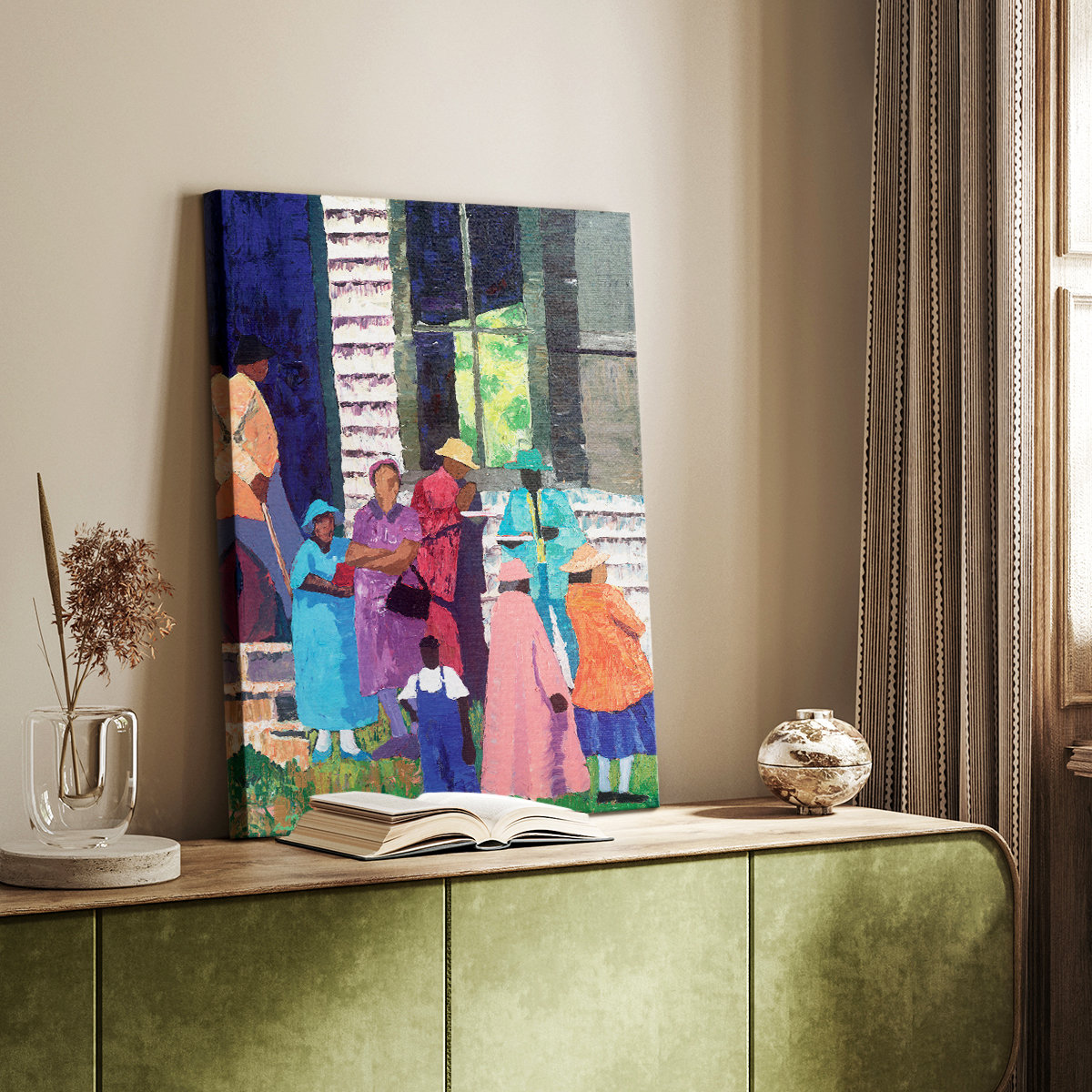 Astoria Grand Going to Church -Gallery Wrapped Cavas | Wayfair