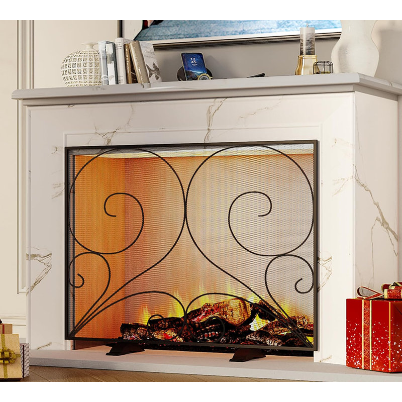 solid fireplace screens