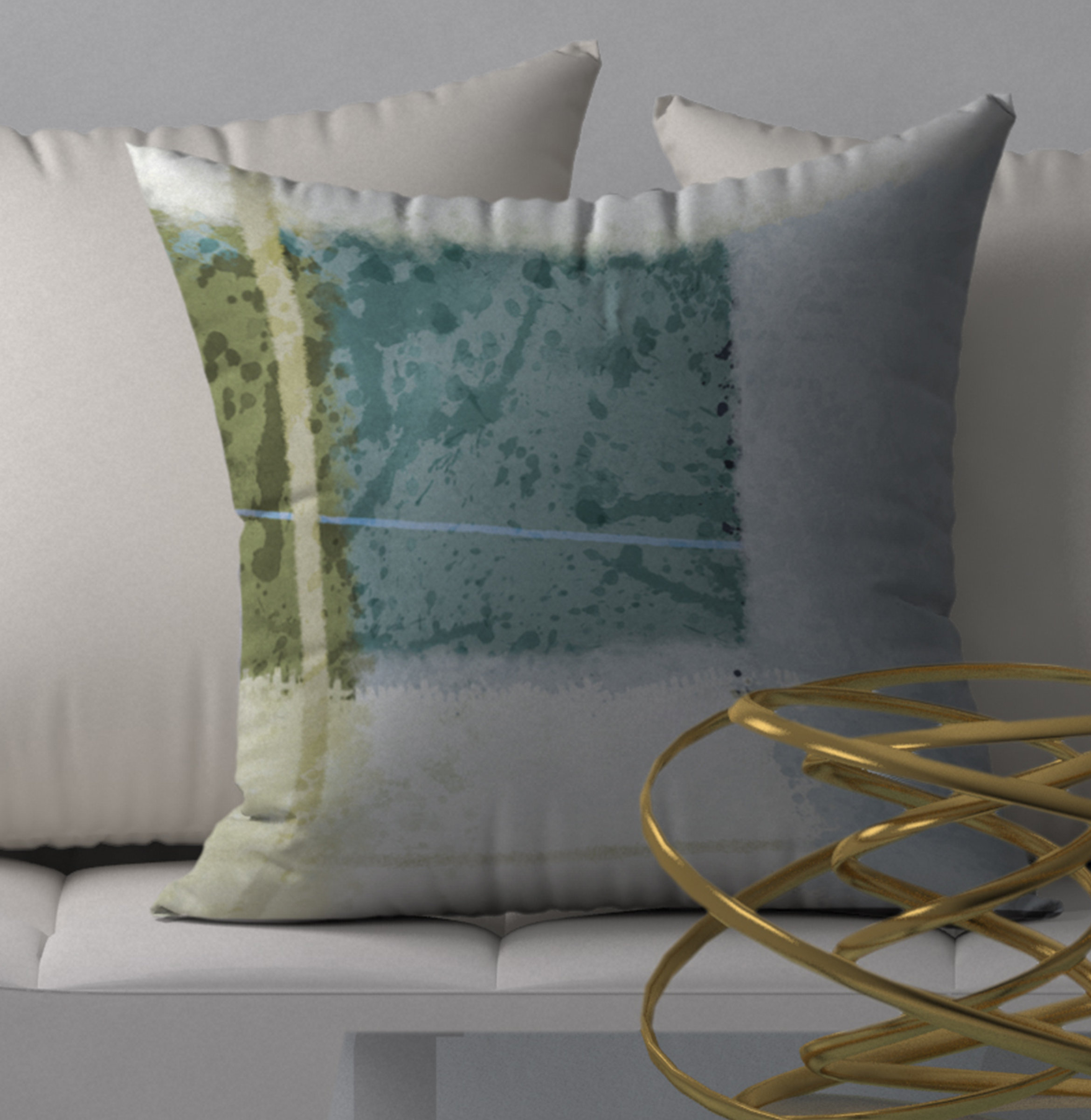 LeRoi Products Tasty Positive Square Pillow Cover & Insert | Wayfair