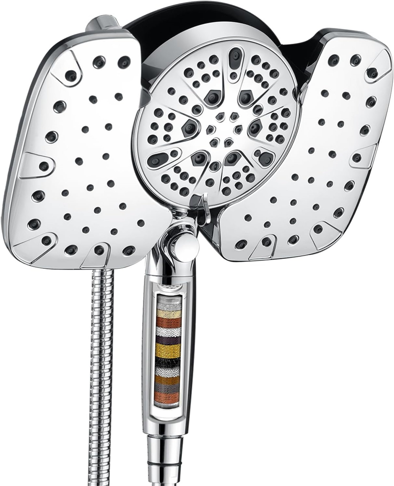 doitbest 10 Inch 2-in-1 Shower Head Combo: Rain Shower & 10-Setting ...