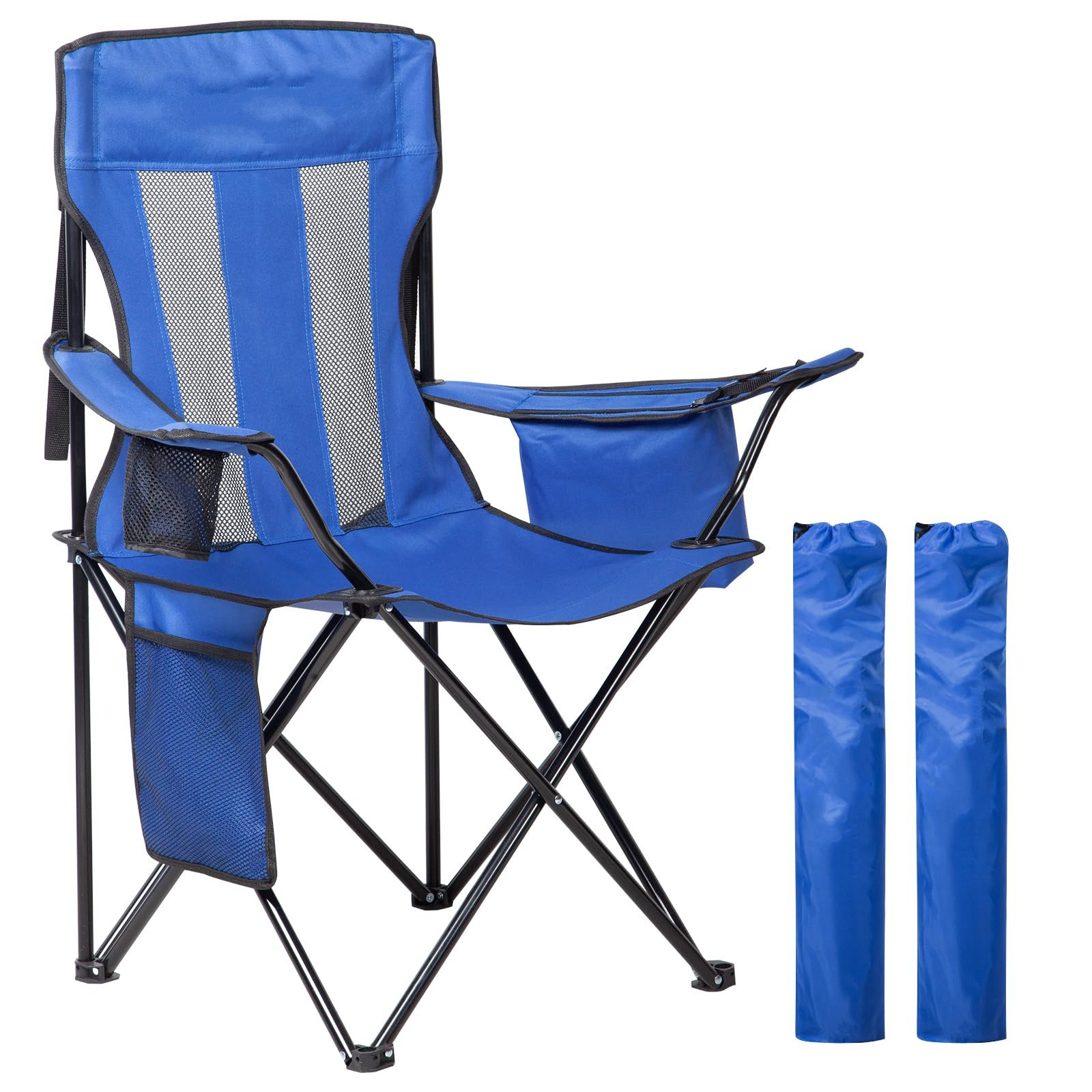 Latitude Run® 2 Pack Outdoor Camping Chairs Folding/Foldable/Portable ...