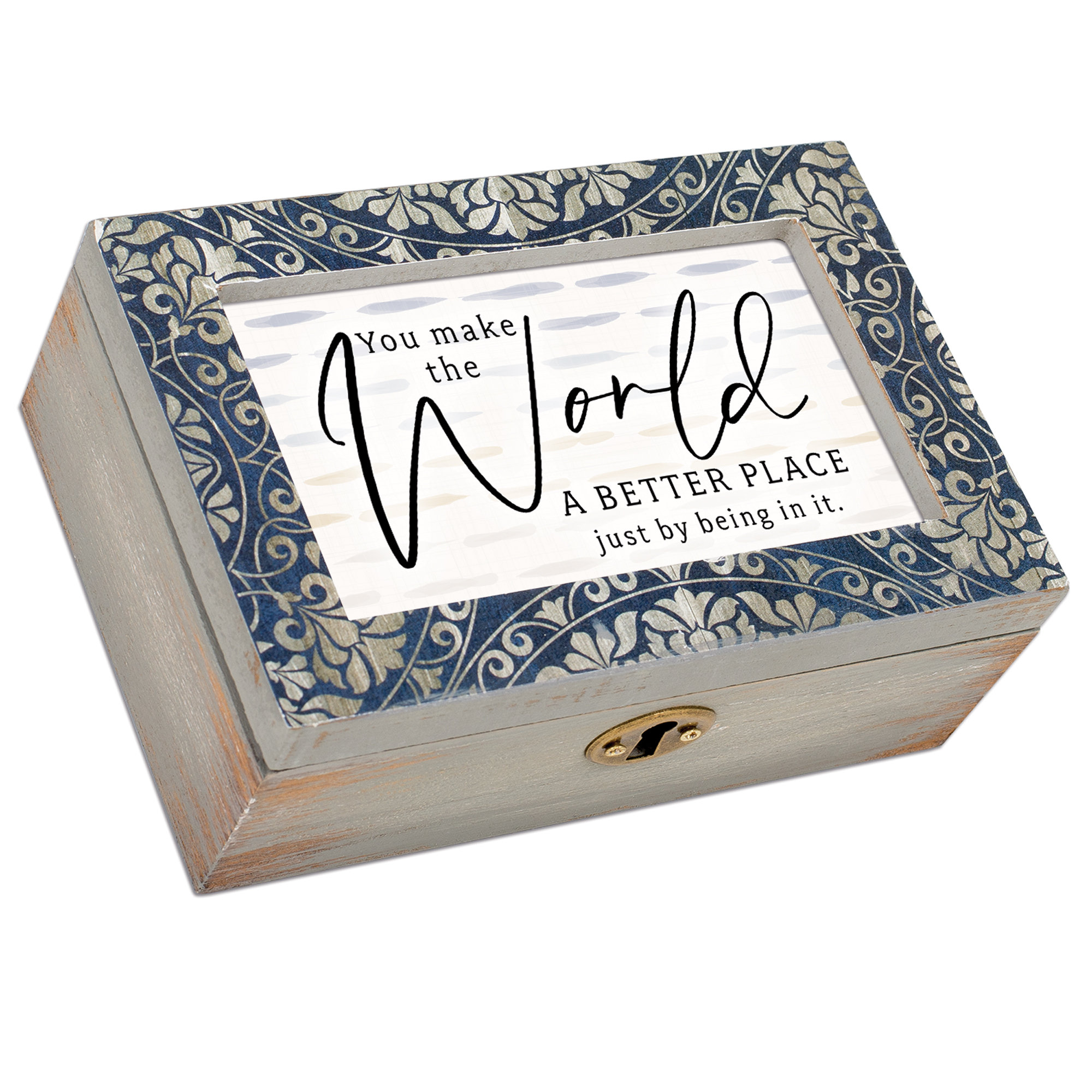 Trinx Petite Music Box Make The World A Better - Wayfair Canada