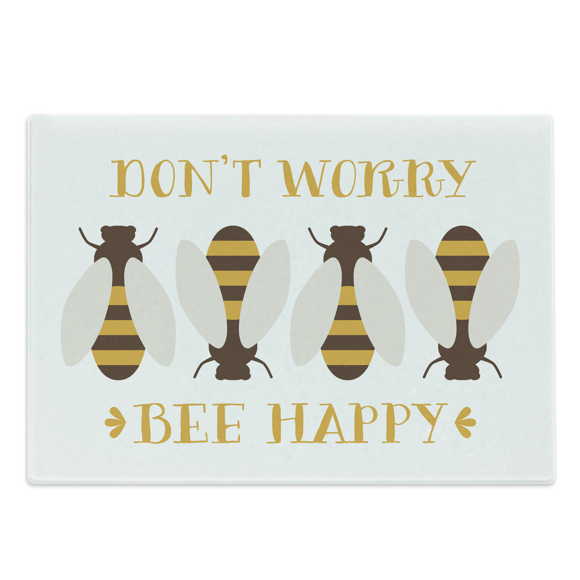 East Urban Home Glass Honey Bee Cutting Board | Wayfair