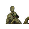 Bronzhaus Relaxed Couple Bronze Sculpture – Intimate Sitting Lovers ...