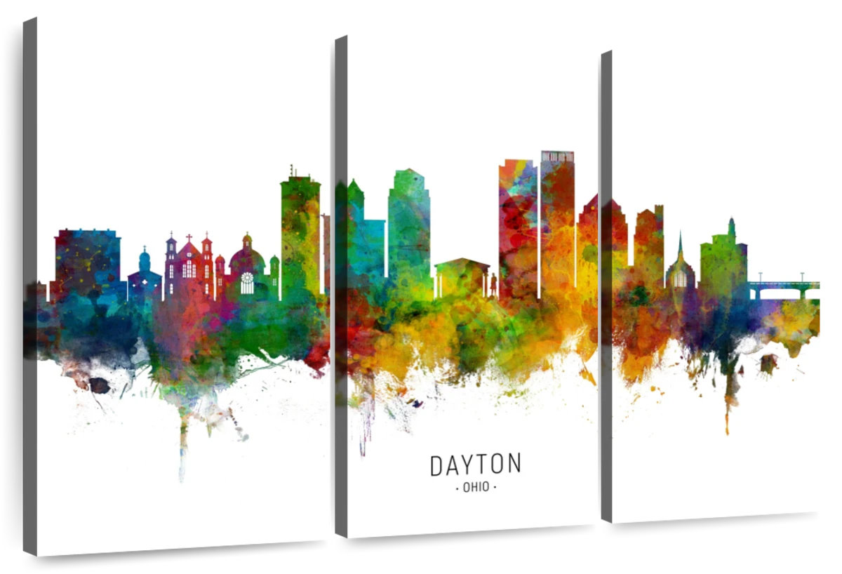 Latitude Run® Dayton Ohio Skyline I | Wayfair