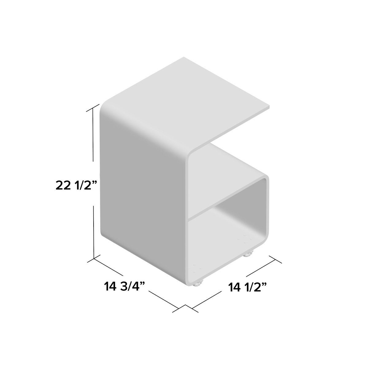 Corrigan Studio® Sanai Rectangular End Table with Storage & Reviews ...