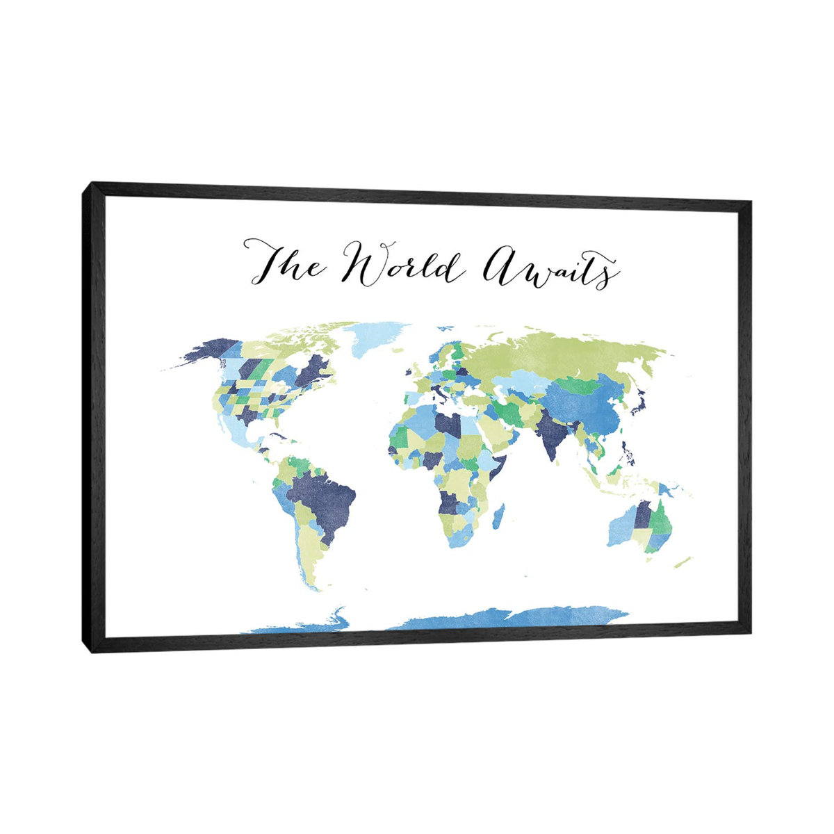 Ebern Designs The World Awaits World Map | Wayfair.co.uk