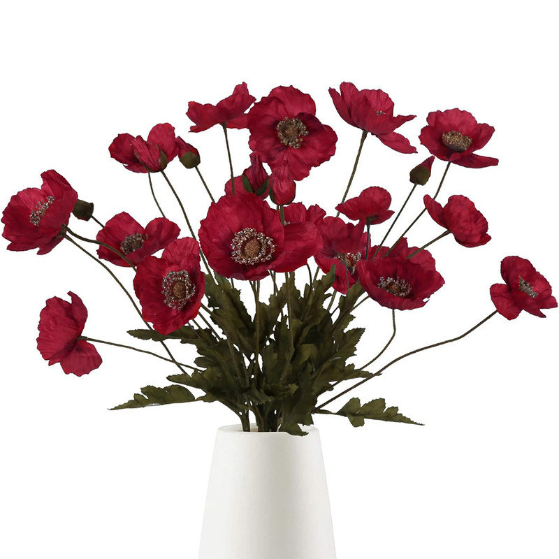 Astoria Grand Vintage Red Silk Flower Arrangements for Wedding ...