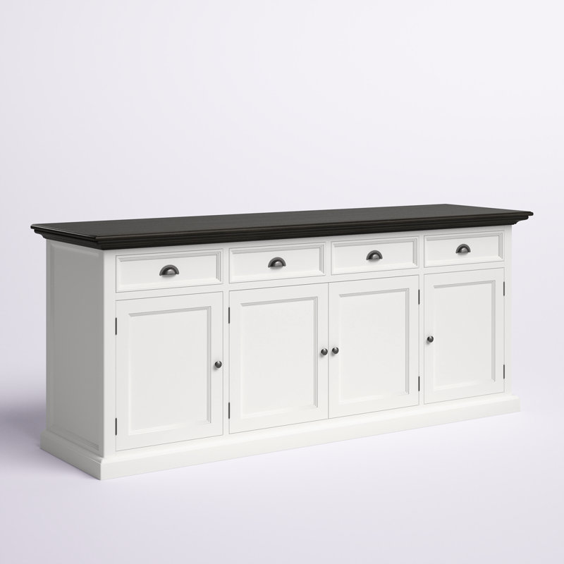 Lark Manor™ Alfreida 78.74" Wide 4 Drawer Buffet Table & Reviews | Wayfair