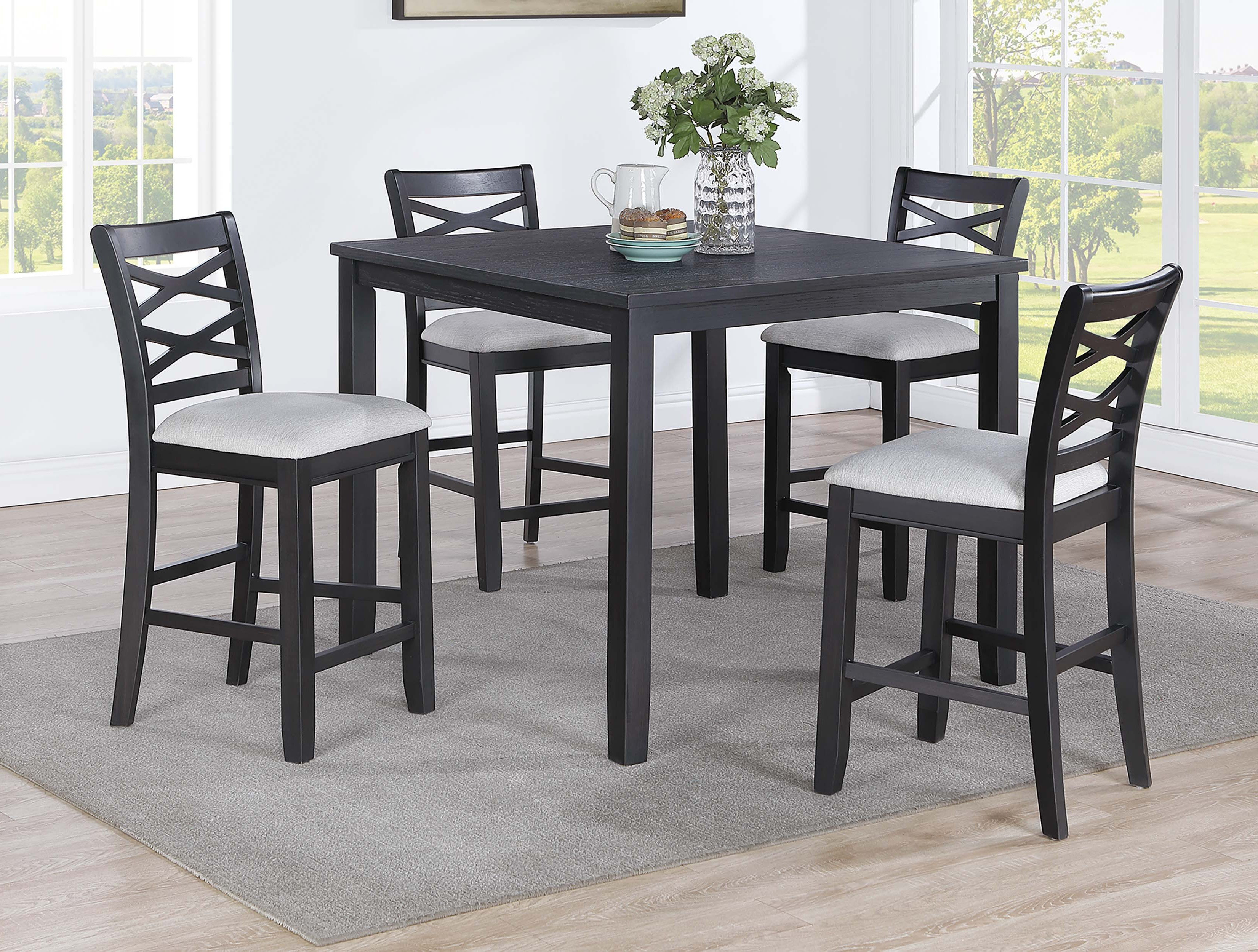 August Grove® Frankie 5-Piece Counter Height Table | Wayfair