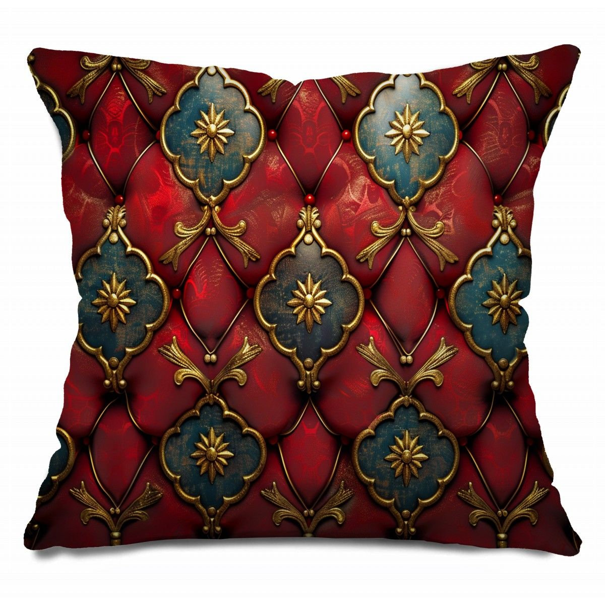 VisionDecor Victorian Throw Pillow, Decorative Cotton Twill Pillows ...