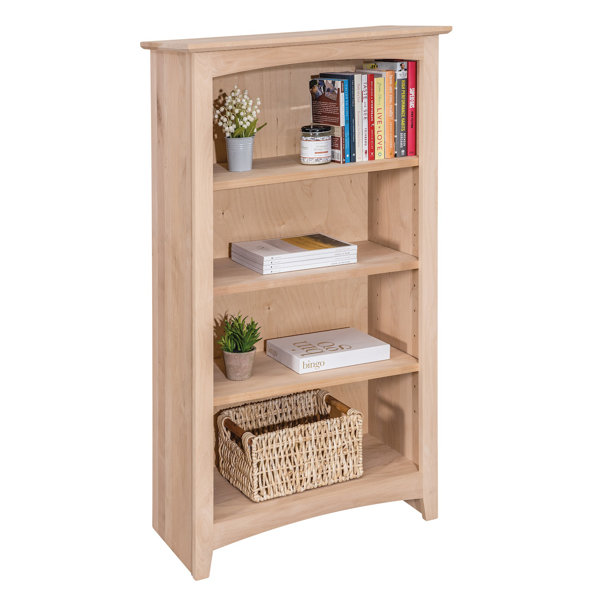Red Barrel Studio® Blasa Solid Alder Bookcase - Wayfair Canada
