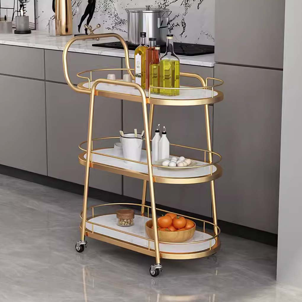 Everly Quinn Eldee Metal Bar Cart | Wayfair